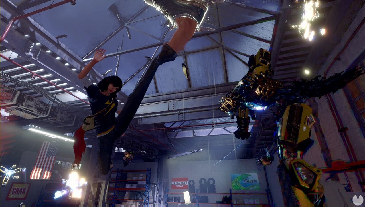 Ahora esto es normal al 100% en Marvel's Avengers