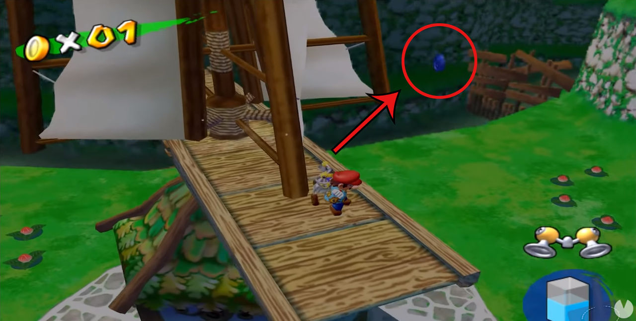 Cómo conseguir Monedas Azules en Super Mario Sunshine