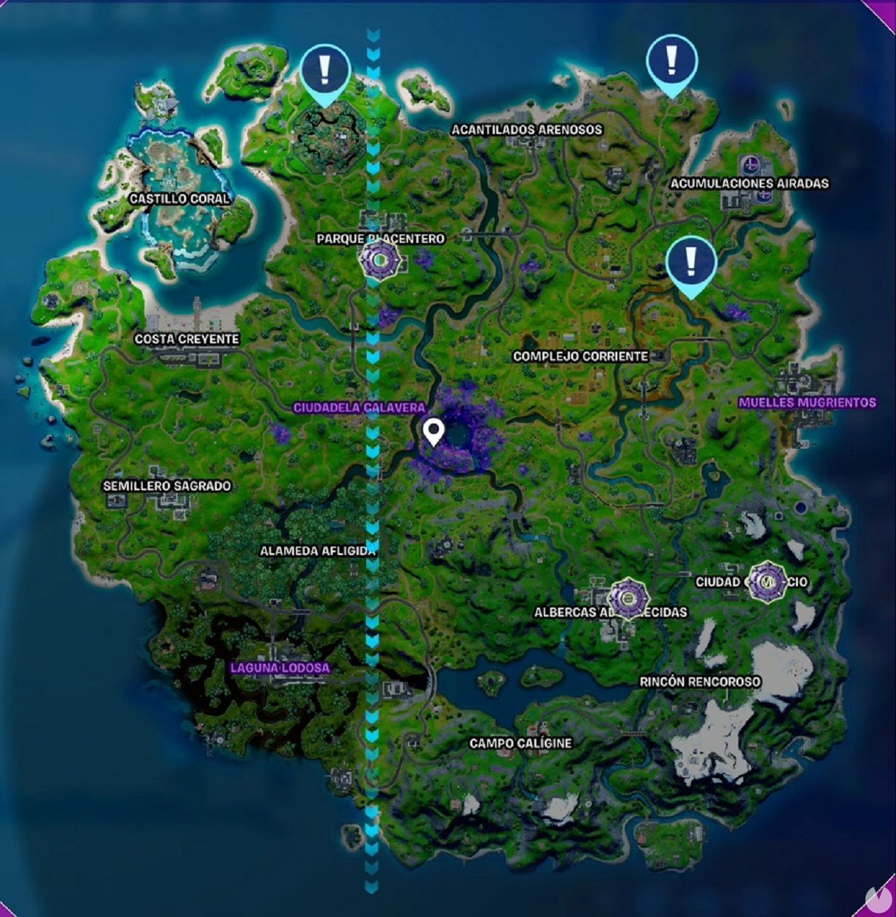 Fortnite: cómo y dónde destruir información de la OI