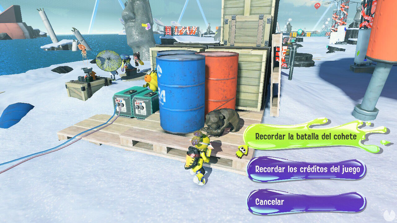 Splatoon 3: Zona final - Centro espacial de Alterna al 100%