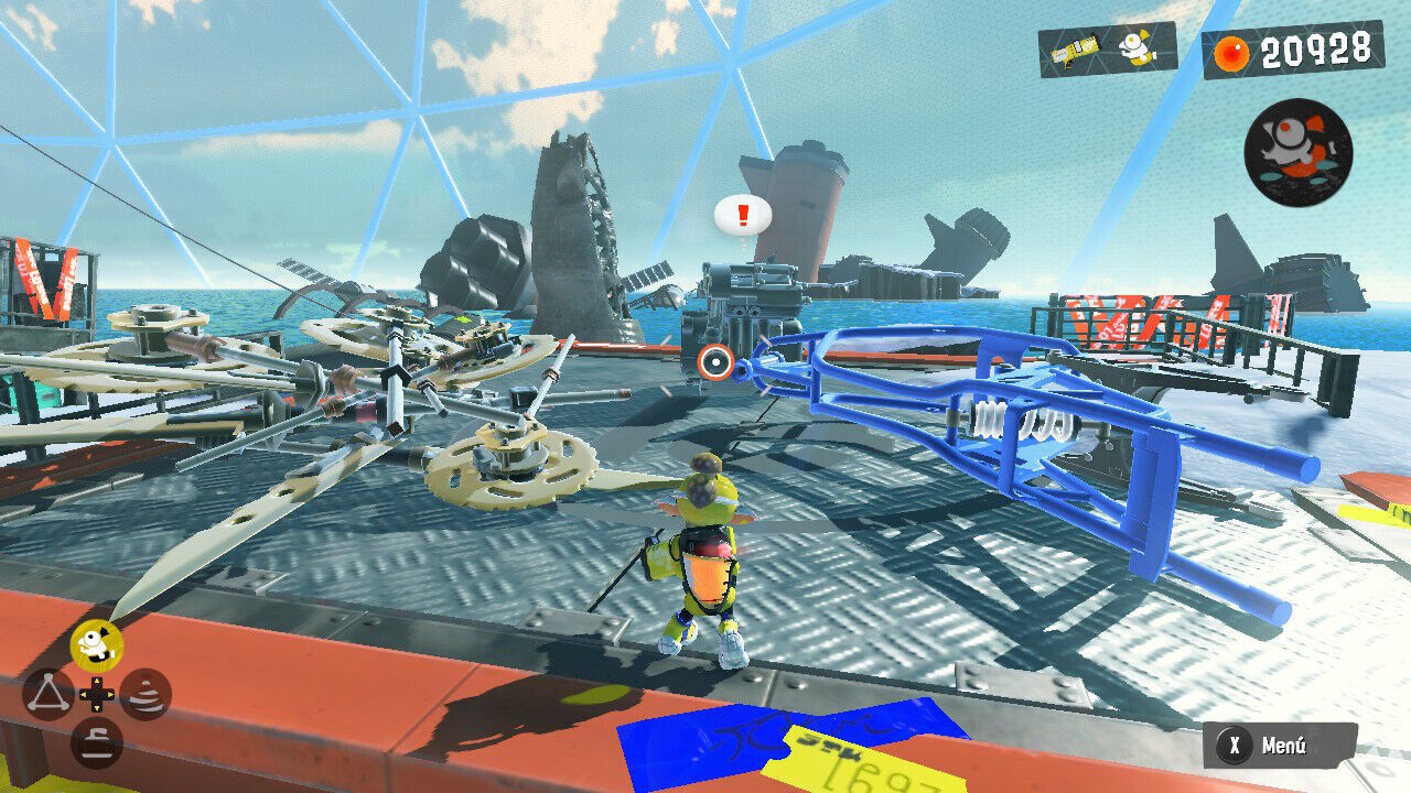 Splatoon 3: Zona final - Centro espacial de Alterna al 100%