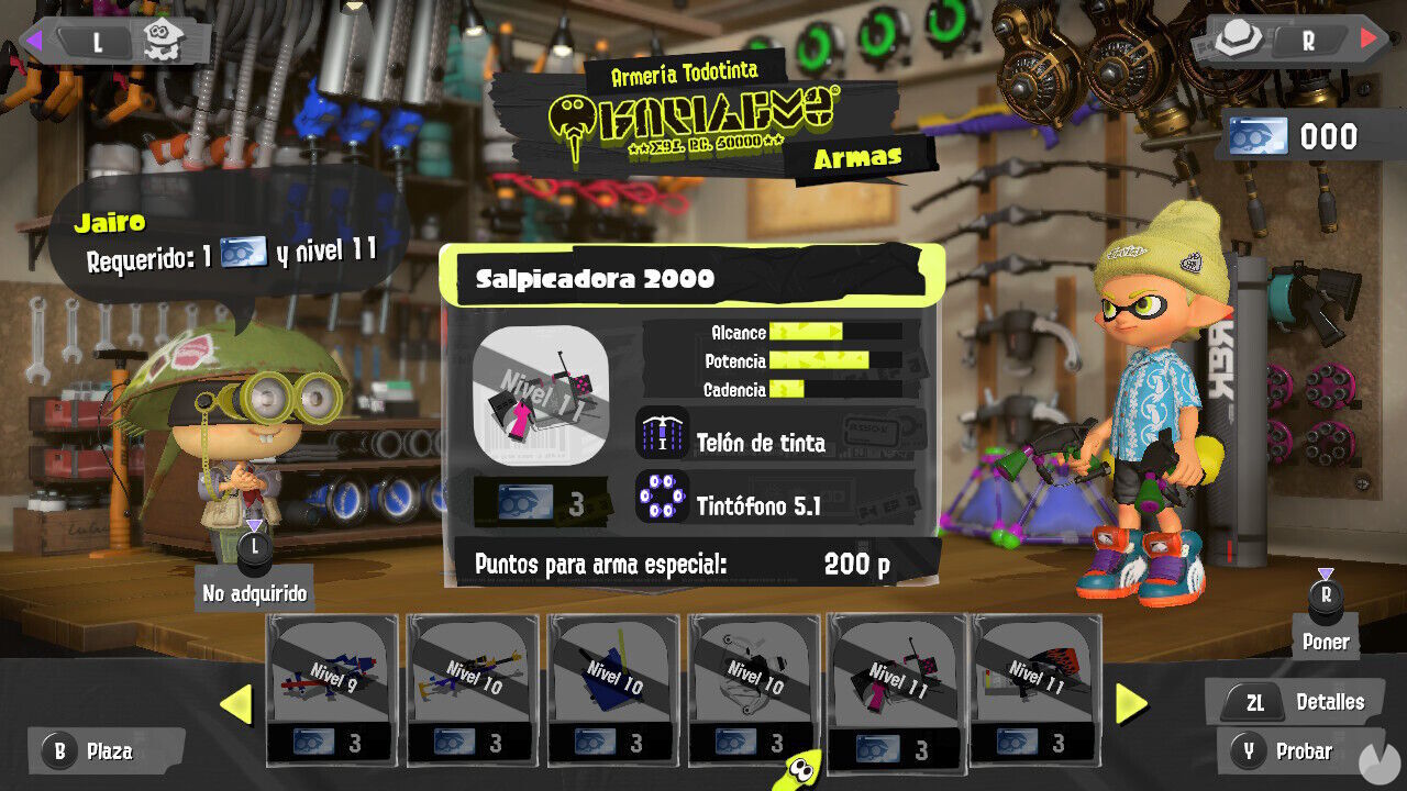 Splatoon 3: Cómo conseguir licencias de Jairo y desbloquear nuevas armas