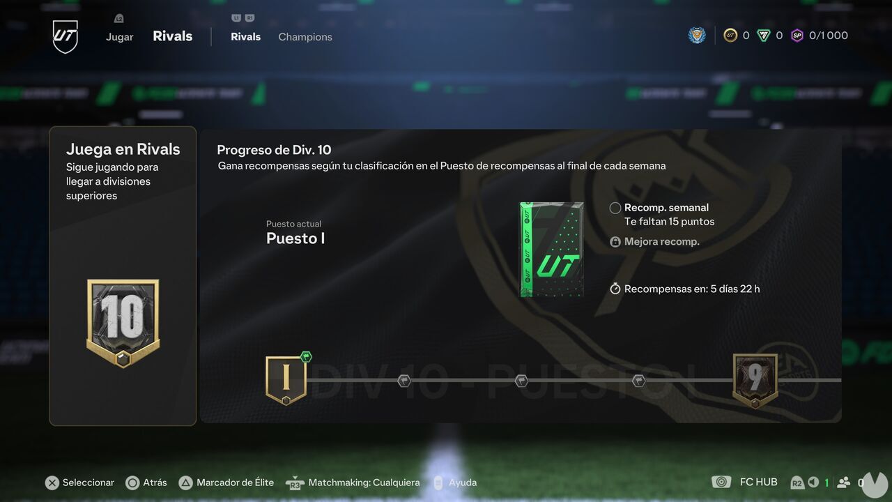 EA Sports FC 25: Recompensas Division Rivals, horarios y divisiones (UT 25)
