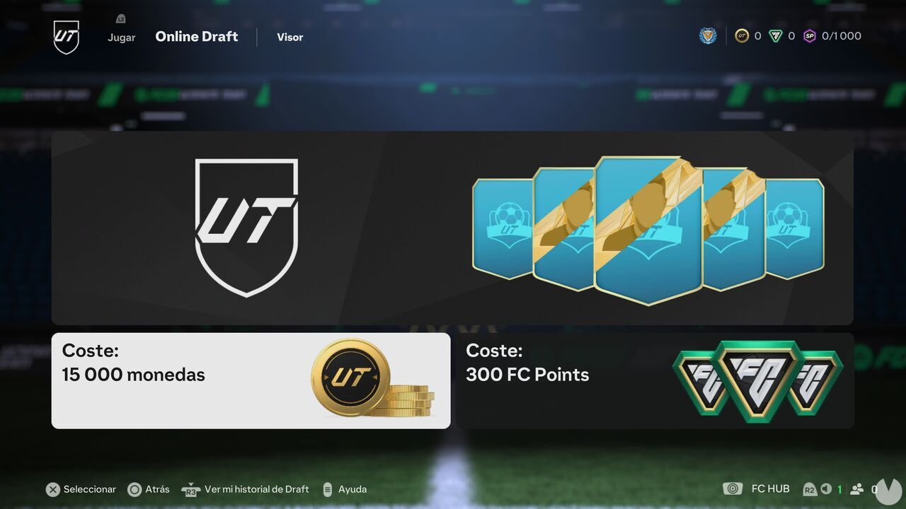 EA Sports FC 25: Recompensas UT Draft online y offline y cuándo se dan