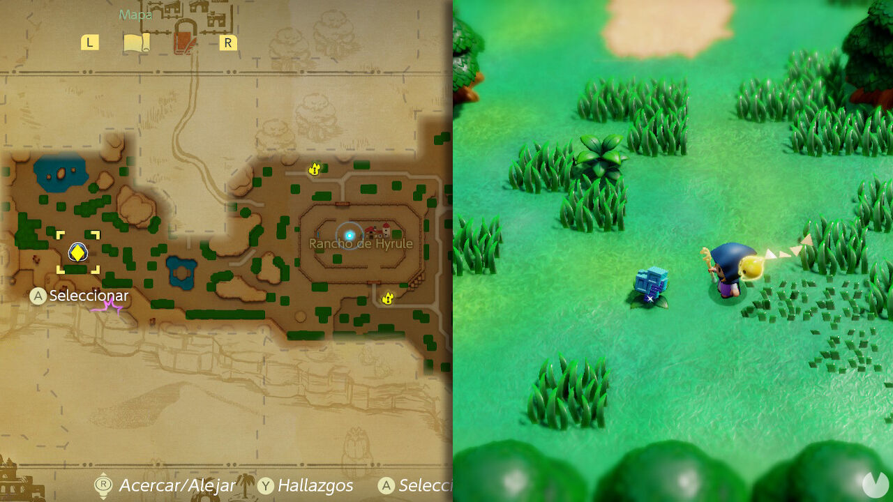 TODAS las piezas de poderilio en Zelda: Echoes of Wisdom y cómo ...