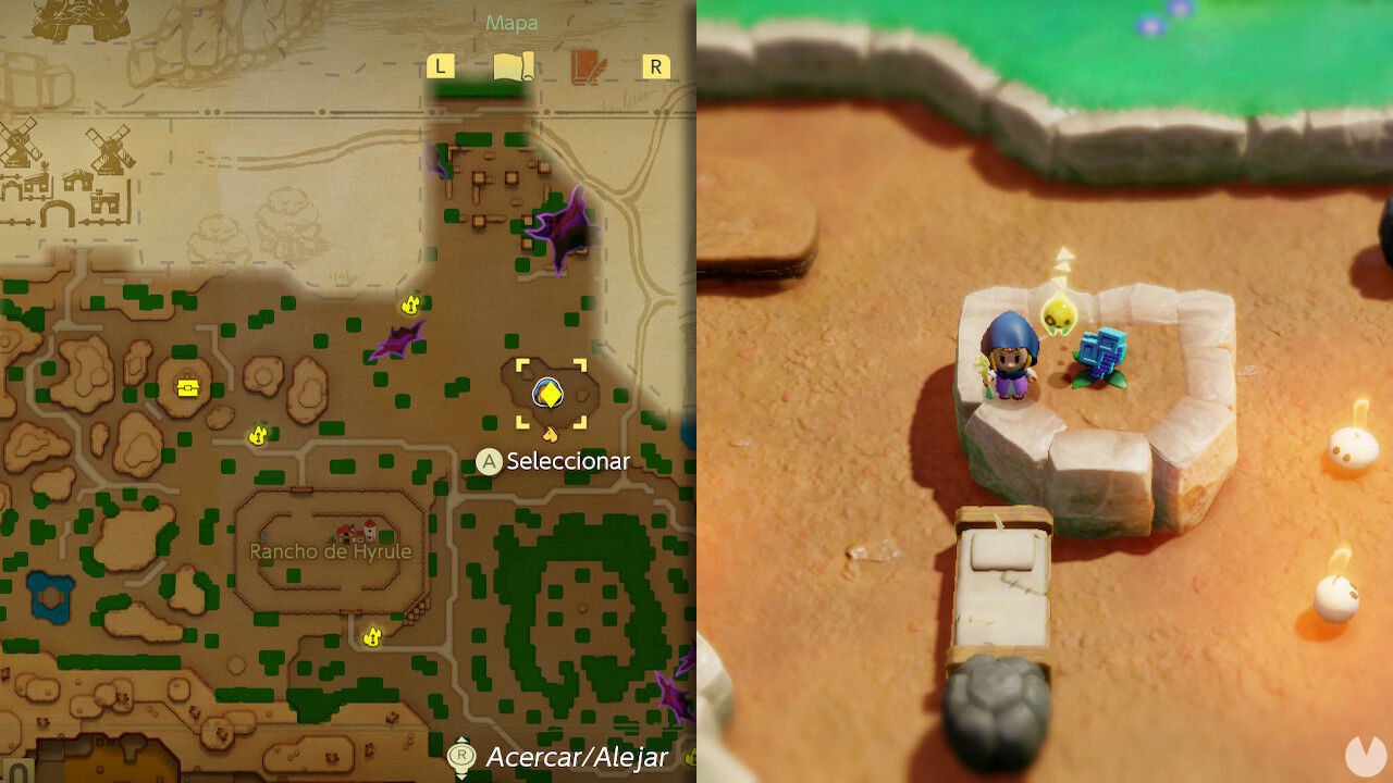 TODAS las piezas de poderilio en Zelda: Echoes of Wisdom y cómo ...