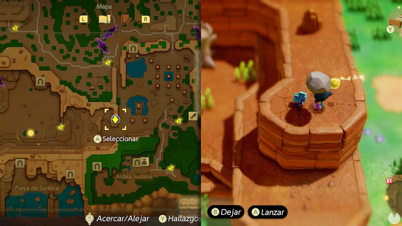 TODAS las piezas de poderilio en Zelda: Echoes of Wisdom y cómo ...