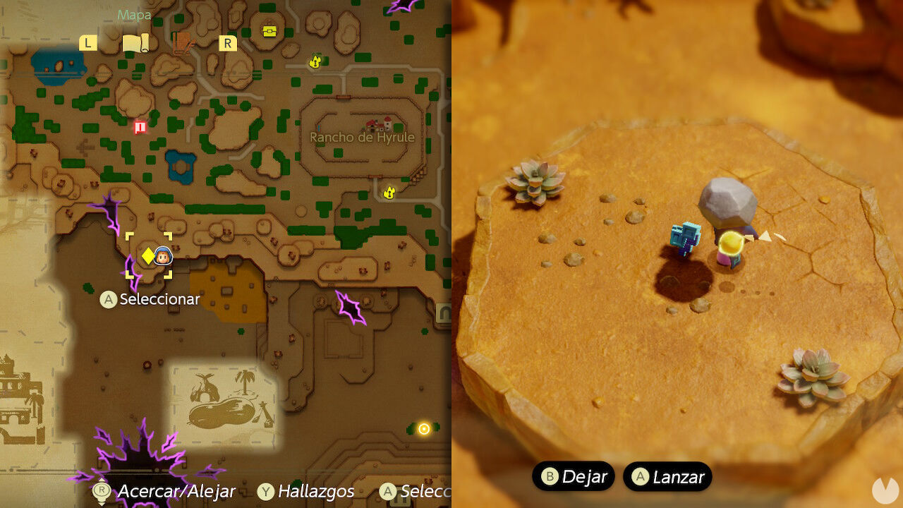 TODAS las piezas de poderilio en Zelda: Echoes of Wisdom y cómo ...