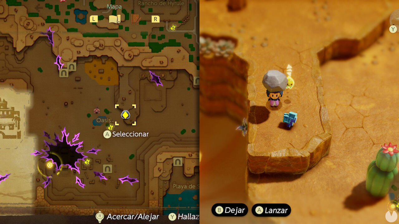 TODAS las piezas de poderilio en Zelda: Echoes of Wisdom y cómo ...
