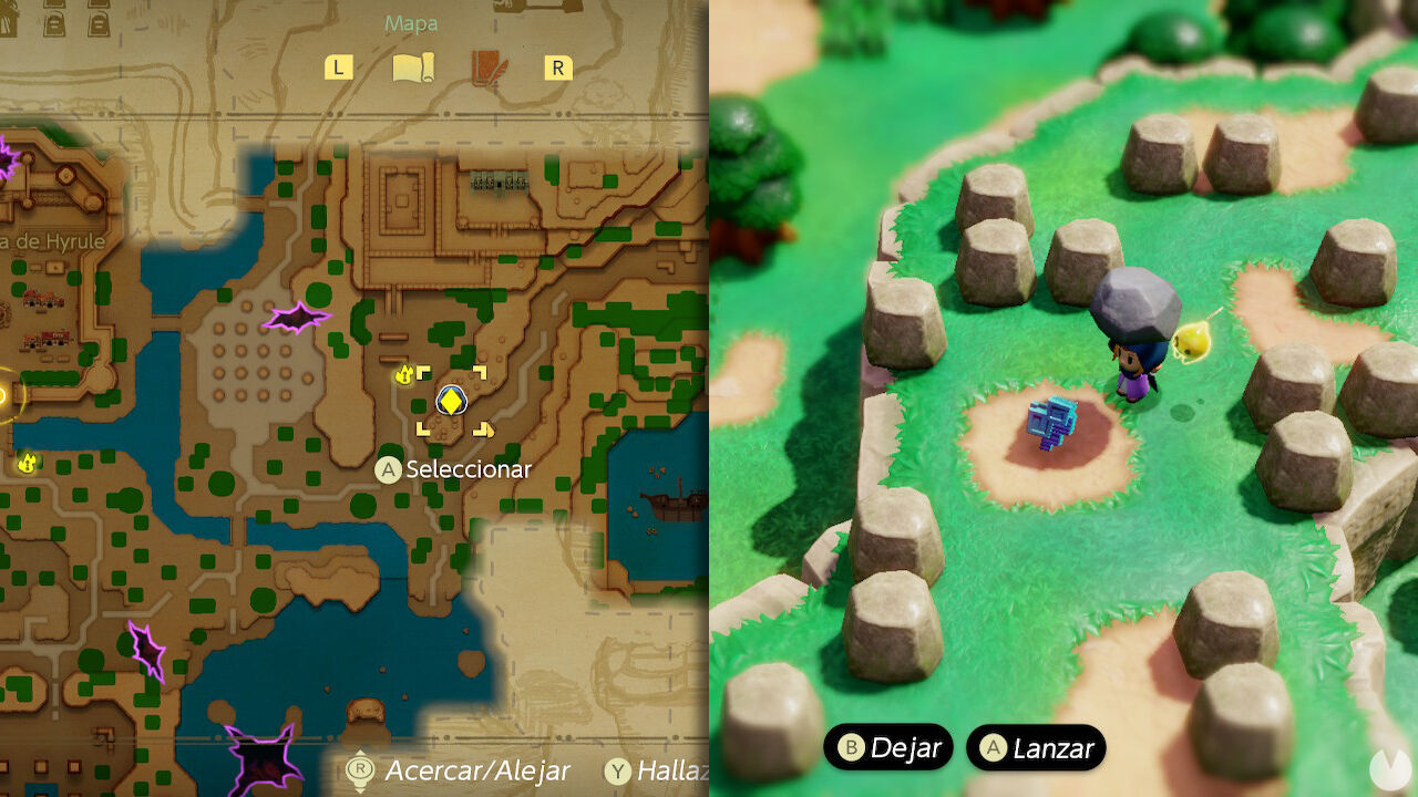 TODAS las piezas de poderilio en Zelda: Echoes of Wisdom y cómo ...