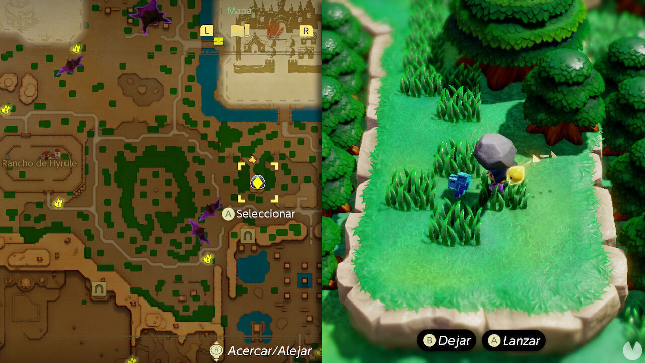 TODAS las piezas de poderilio en Zelda: Echoes of Wisdom y cómo ...