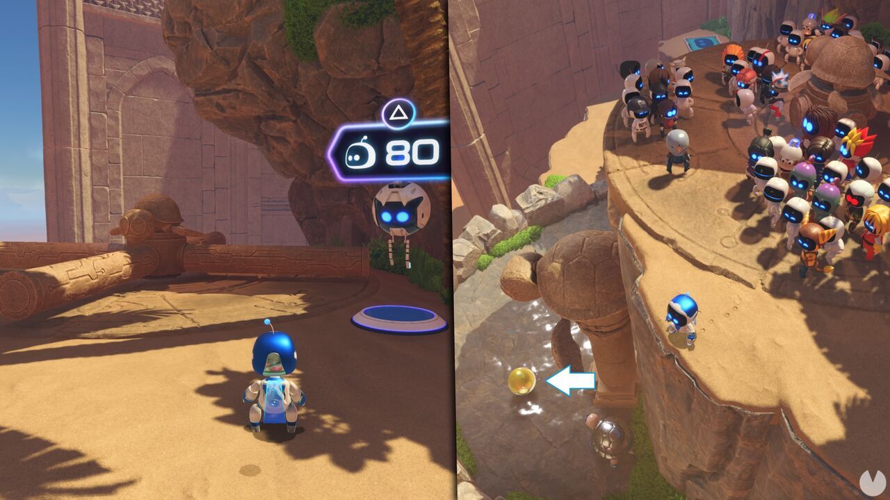 Zona de colisión al 100% en Astro Bot: Todos los secretos y cómo ...